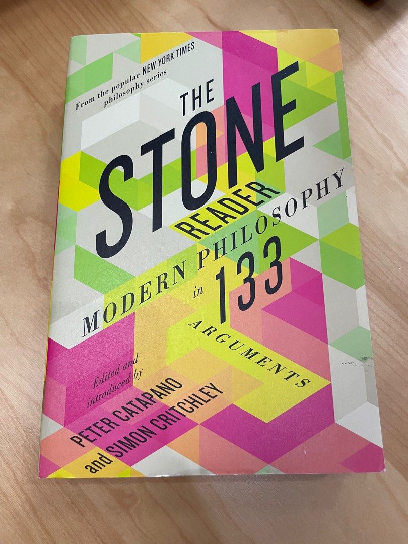 The Stone Reader: Modern Philosophy in 133 Arguments on Carousell