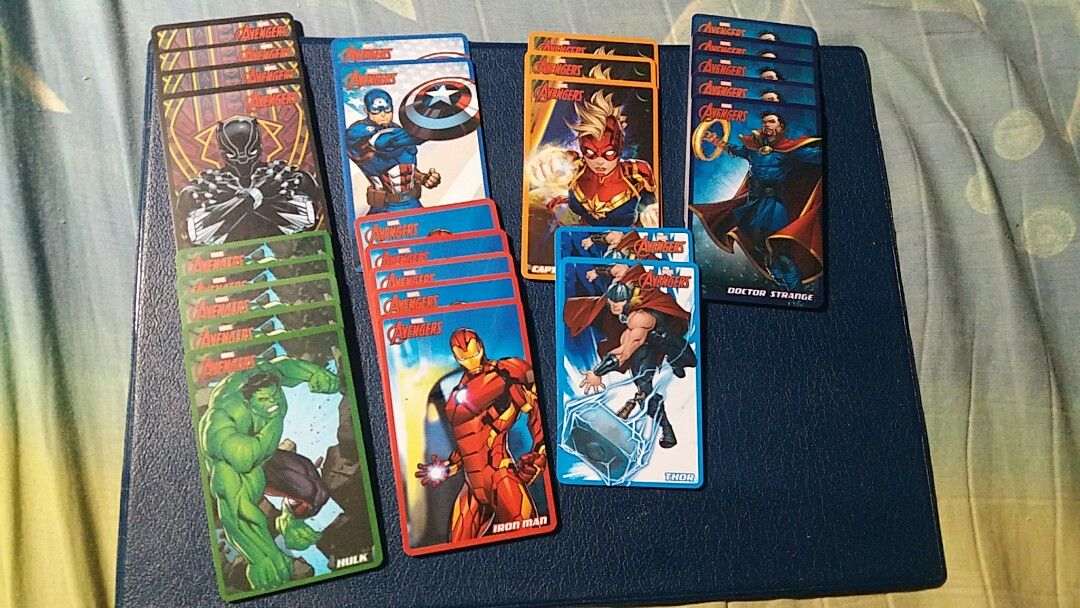 Timezone Avengers cards on Carousell