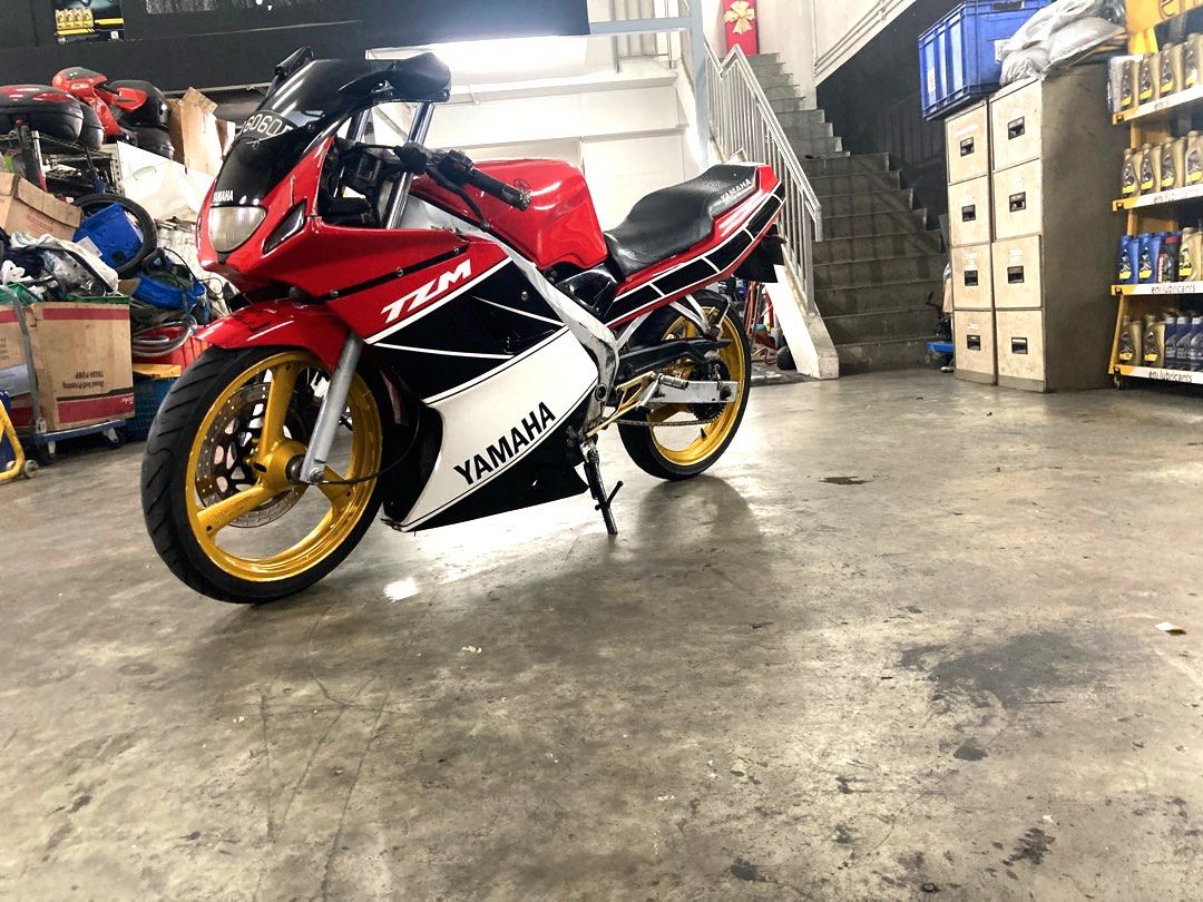 Tzm 150 coe till 2028 Nov, Motorcycles, Motorcycles for Sale, Class 2B on Carousell