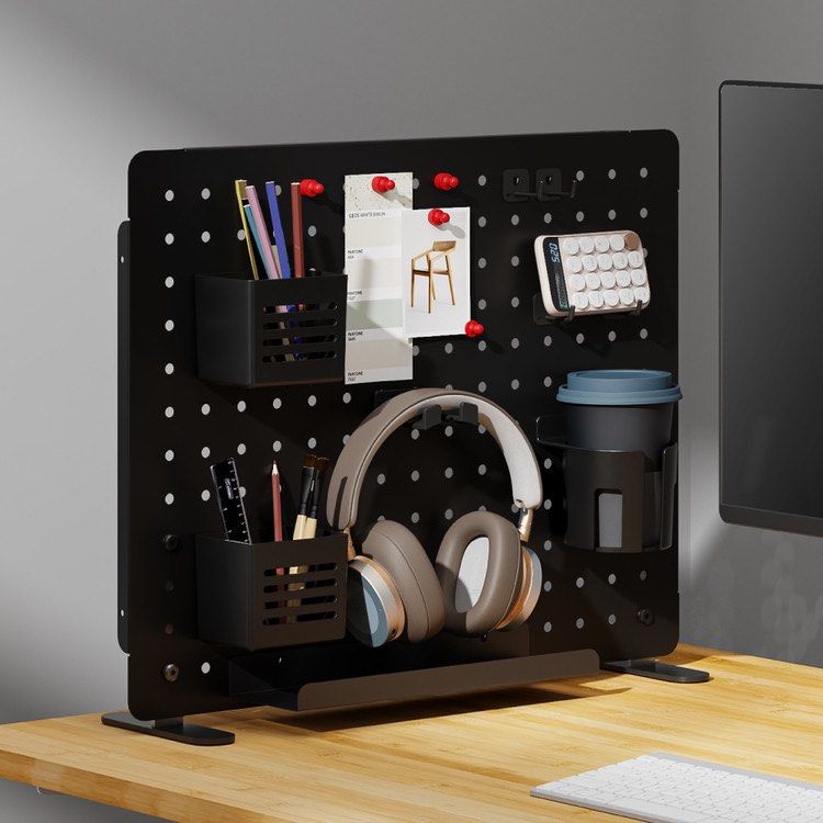 ULTi Magboard Desk Organizer, Free-Standing Pegboard | No Drill | Home ...