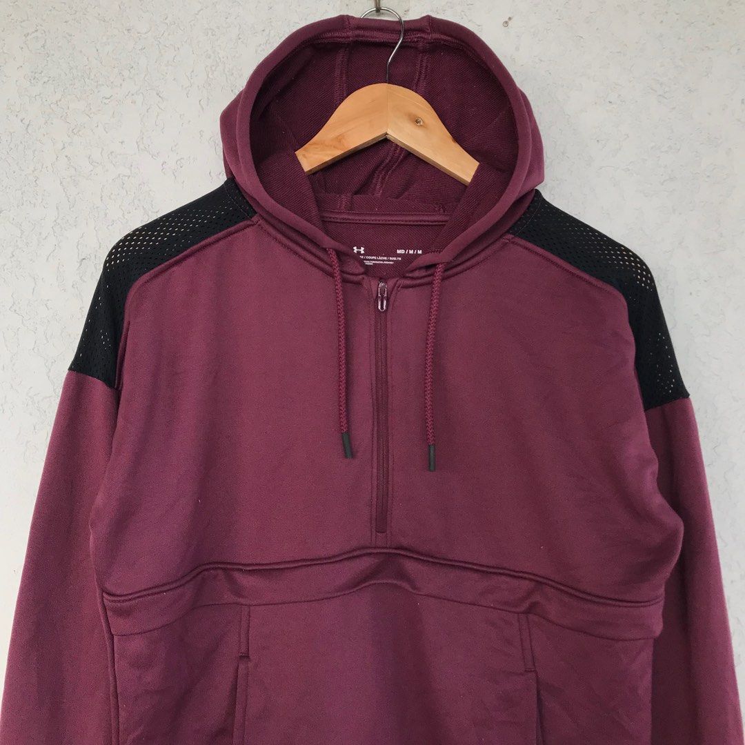 Under Armour half-zip hoodie jacket on Carousell