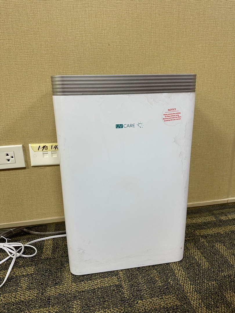 UV Care Clean Air 6-In-1 Air Purifier W/ Medical Grade H14 HEPA Filter ...