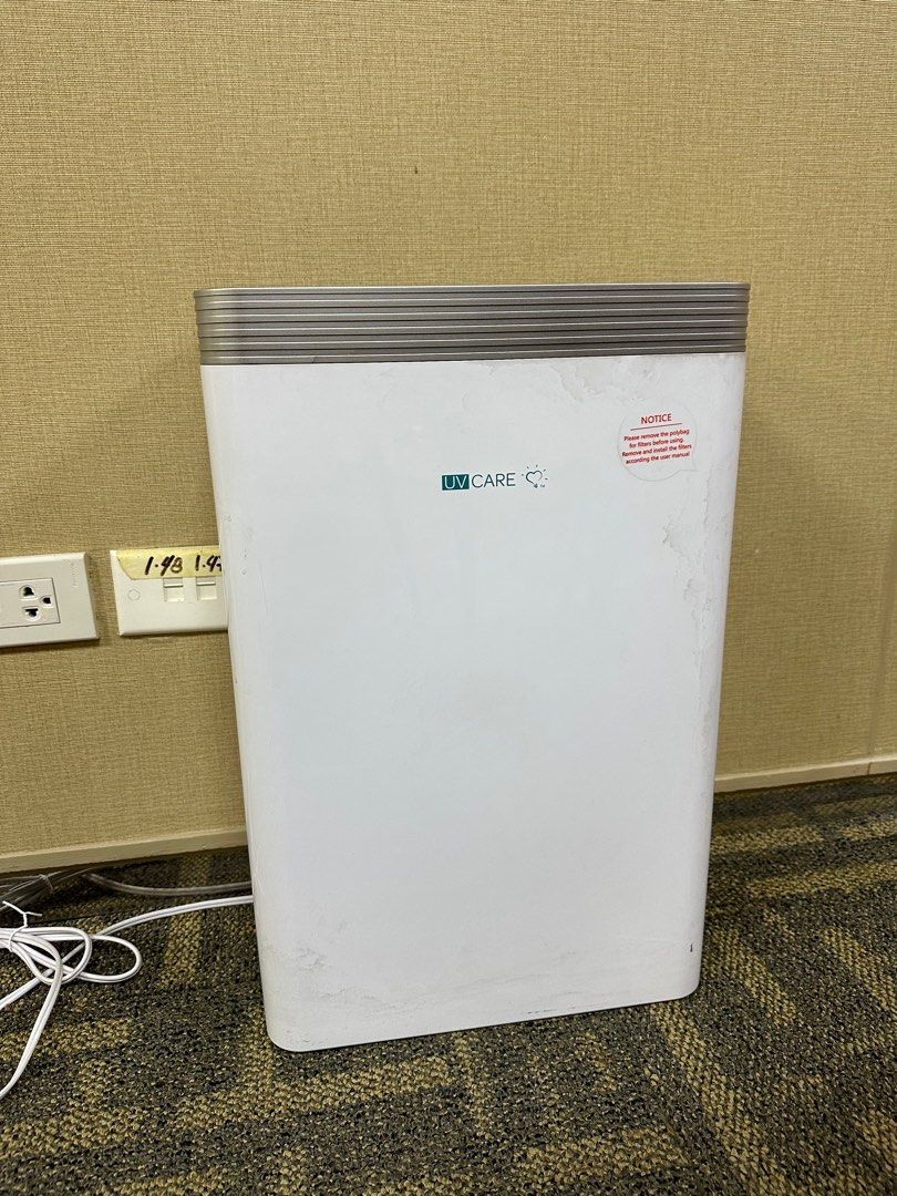 UV Care Clean Air 6-In-1 Air Purifier W/ Medical Grade H14 HEPA Filter ...