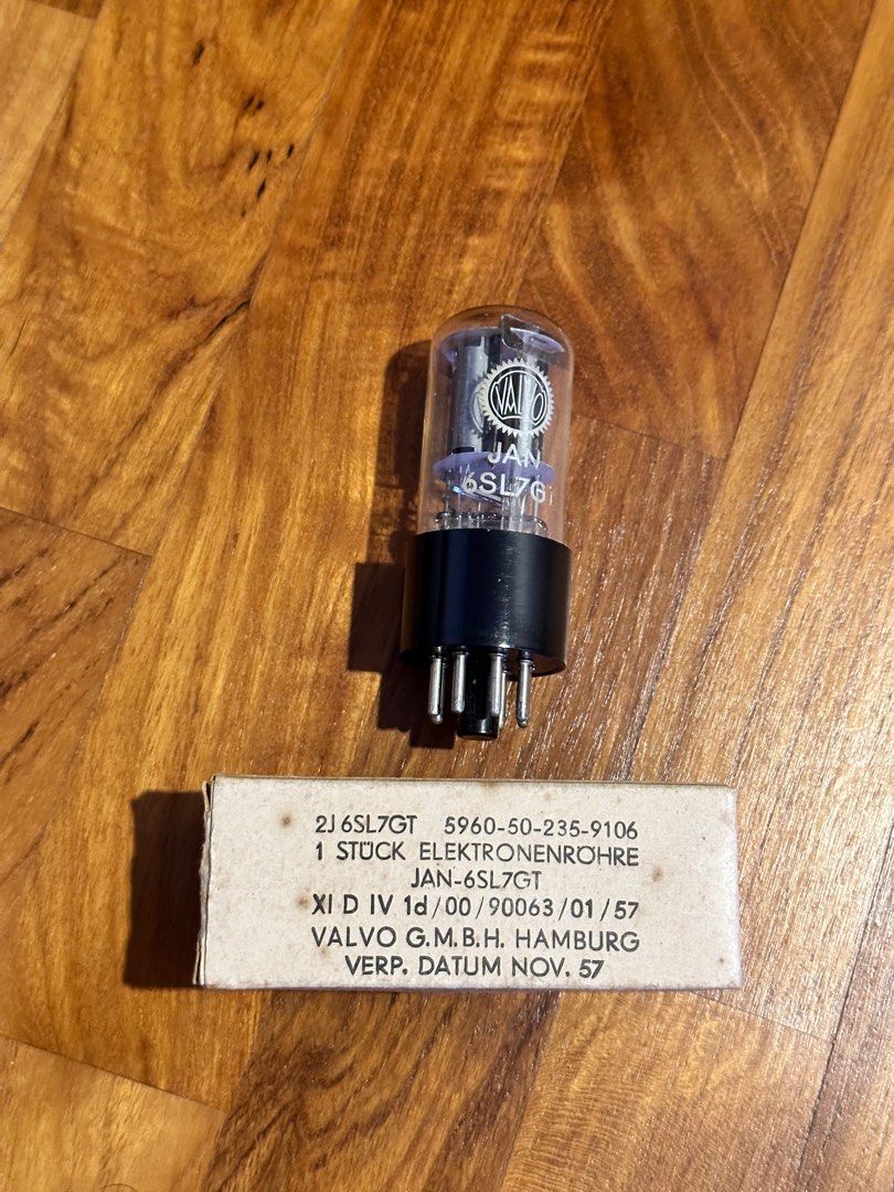 Valvo 6SL7 Tube (Ultra Rare Preamp Tube), Audio, Other Audio Equipment ...