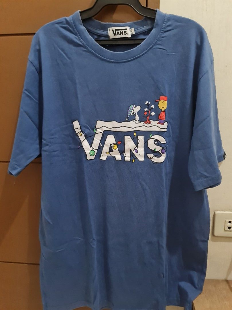 Vans x snoopy cotton shirt on Carousell