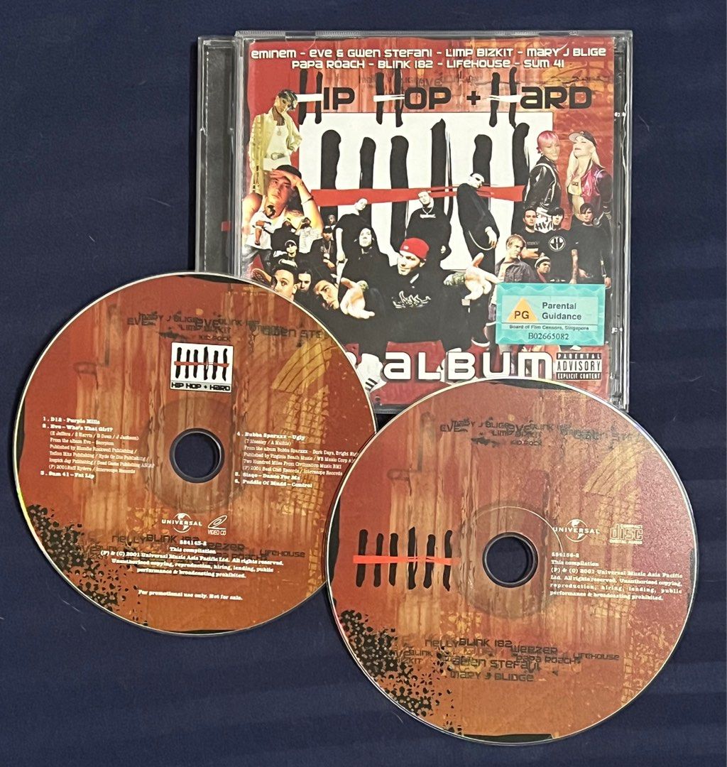 Various Artists Compilation Hip Hop + Hard CD, Hobbies & Toys, Music ...