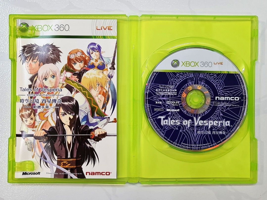 Video Game for Xbox 360 : Tales of Vesperia c/w Full Colour Manual ...