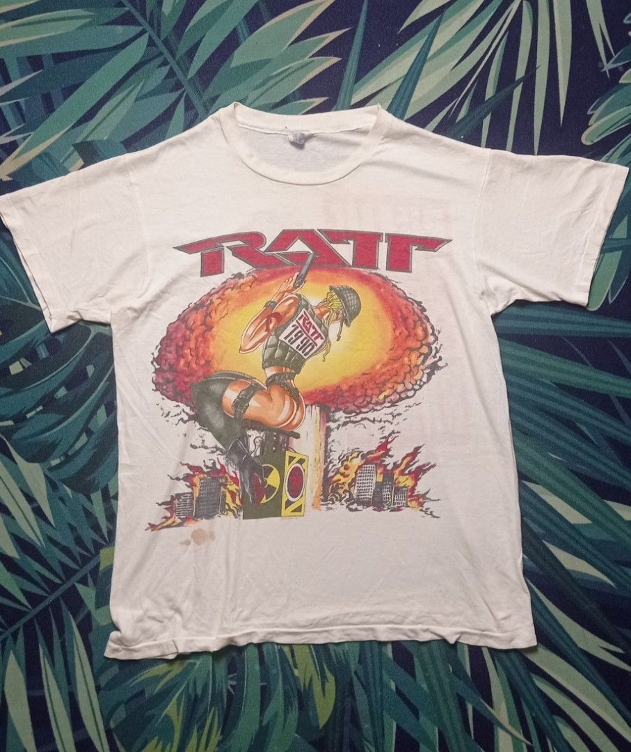 Vintage 1990 Ratt Band, Men's Fashion, Activewear on Carousell