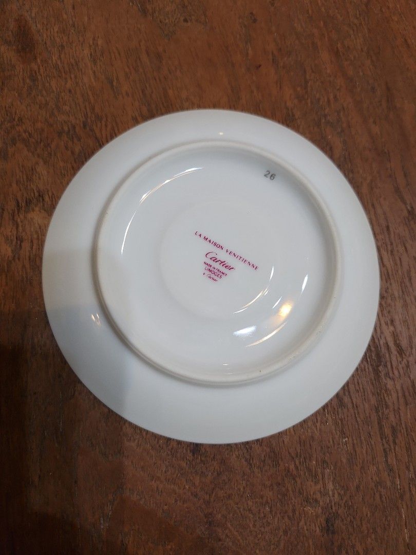 Vintage cartier plate, Hobbies & Toys, Memorabilia & Collectibles ...