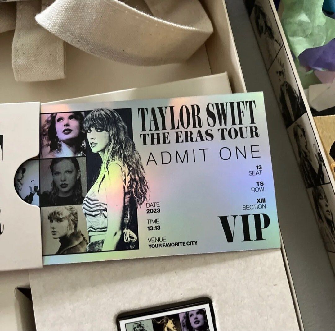 VIP Box Taylor Swift The Eras Tour US Exclusive Version, Hobbies & Toys ...