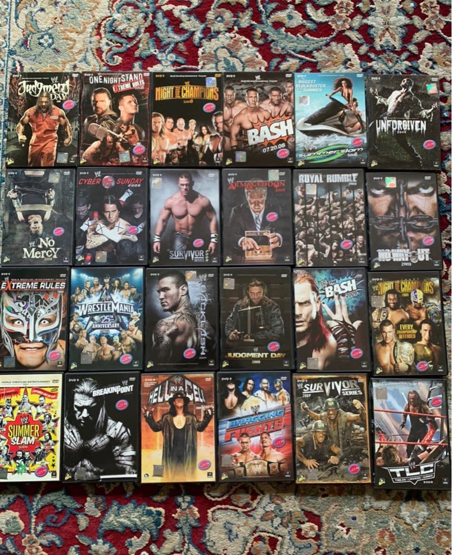 WWE WRESTLING DVD VCD GUSTI, Hobbies & Toys, Music & Media, CDs & DVDs ...