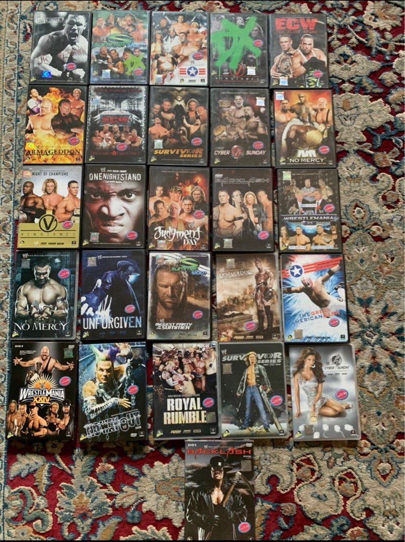 WWE WRESTLING DVD VCD GUSTI, Hobbies & Toys, Music & Media, CDs & DVDs ...