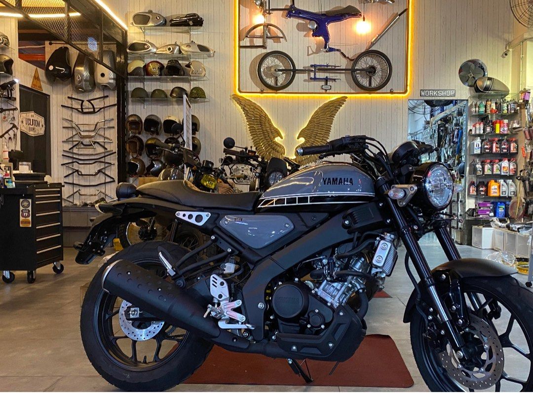 XSR155 cover set Nano Grey Anniversary mod package, Motorcycles ...