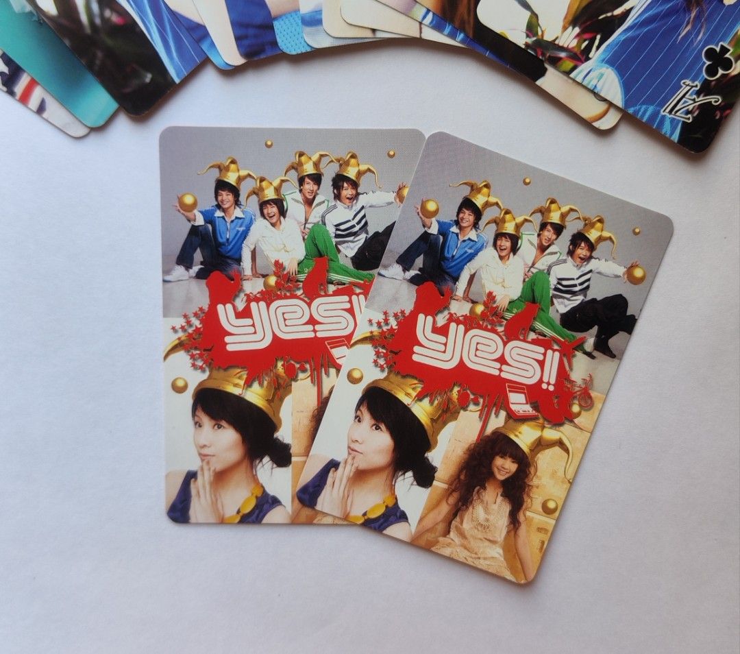 Yes Card 啤牌 咭 Joker 台灣 Rainie Yeung 楊丞琳 （階磚梅花）絕版, 興趣及遊戲, 收藏品及紀念品, 明星周邊 ...
