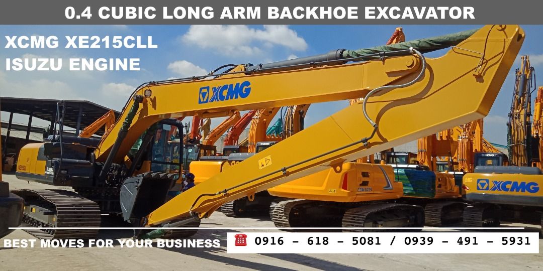 0.4 cubic. Long Arm Backhoe Excavator Lonking / XCMG Cummins /Isuzu ...