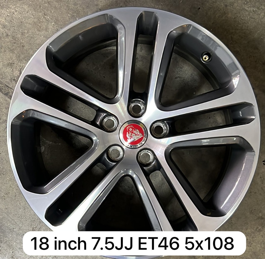 18" Jaguar Original rims, Car Accessories, Tyres & Rims on Carousell