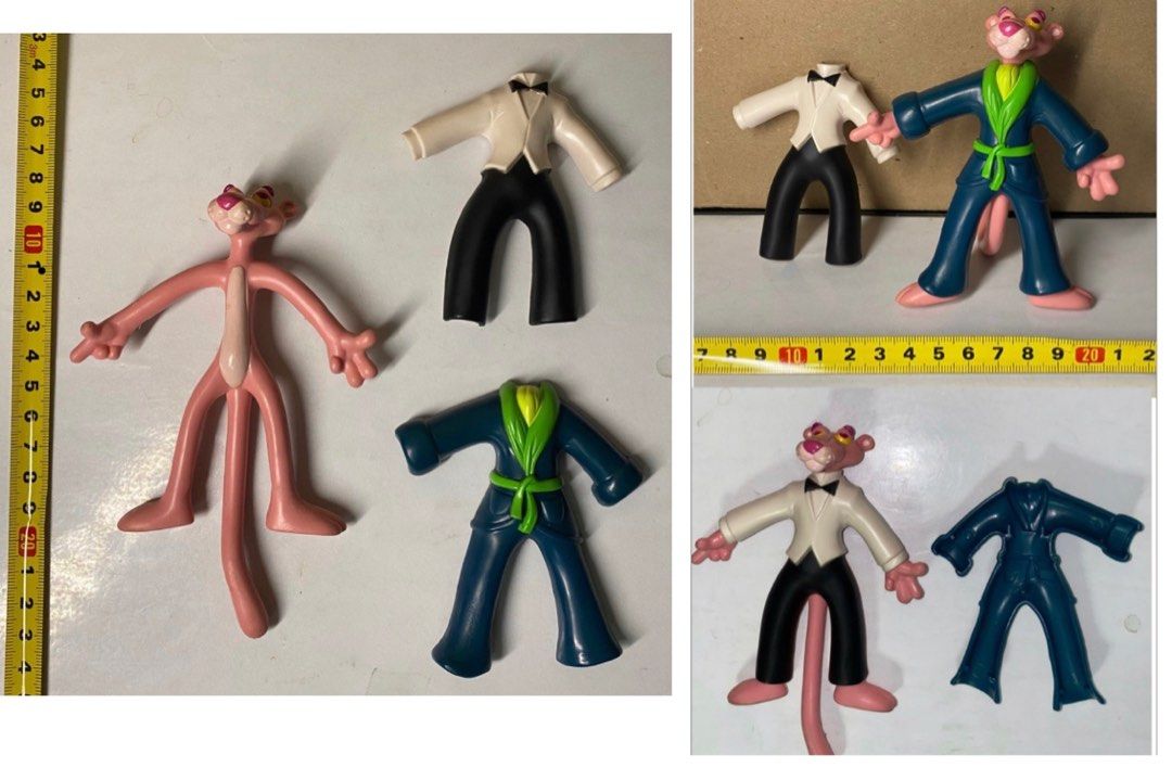 1999 Burger King pink panther complete set of 5 toys, Hobbies & Toys ...