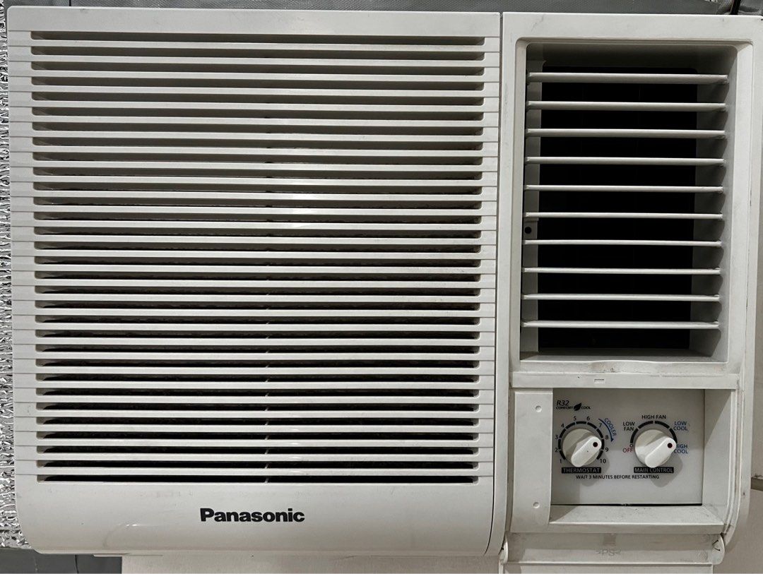 1HP Panasonic Window Type Aircon, TV & Home Appliances, Air ...