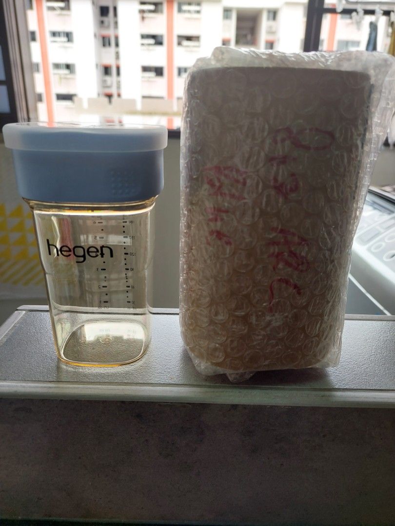 2 Hegen 240ml all-rounder cups in blue, Babies & Kids, Nursing ...