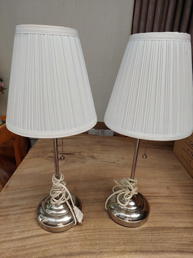 2 Table Lamp 12 inches in height, Furniture & Home Living, Lighting ...
