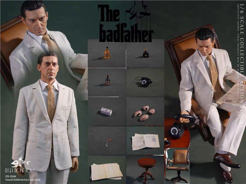 [預訂] Fish Bone Toys 1/6 Michael Corleone The Godfather 教父 可動人偶模型, 預購 ...