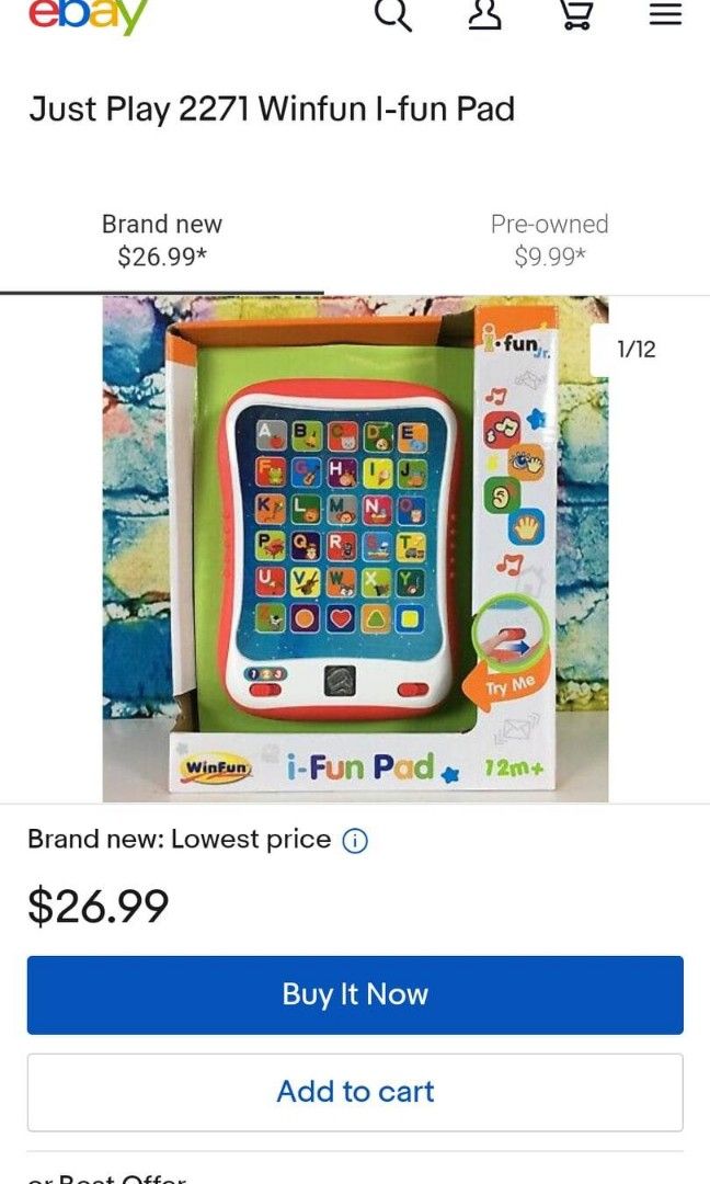 ABC tablet for kids on Carousell