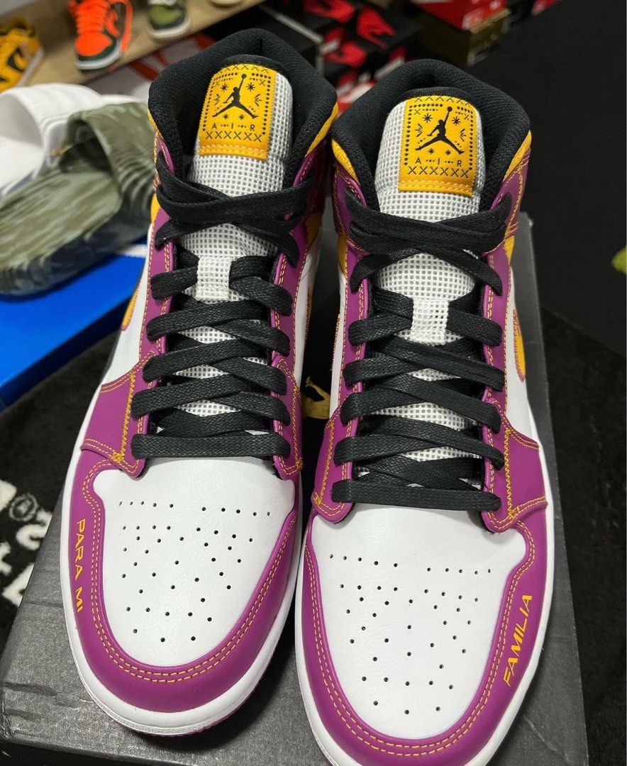 Air Jordan 1 Mid DOD Familia, Men's Fashion, Footwear, Sneakers on ...