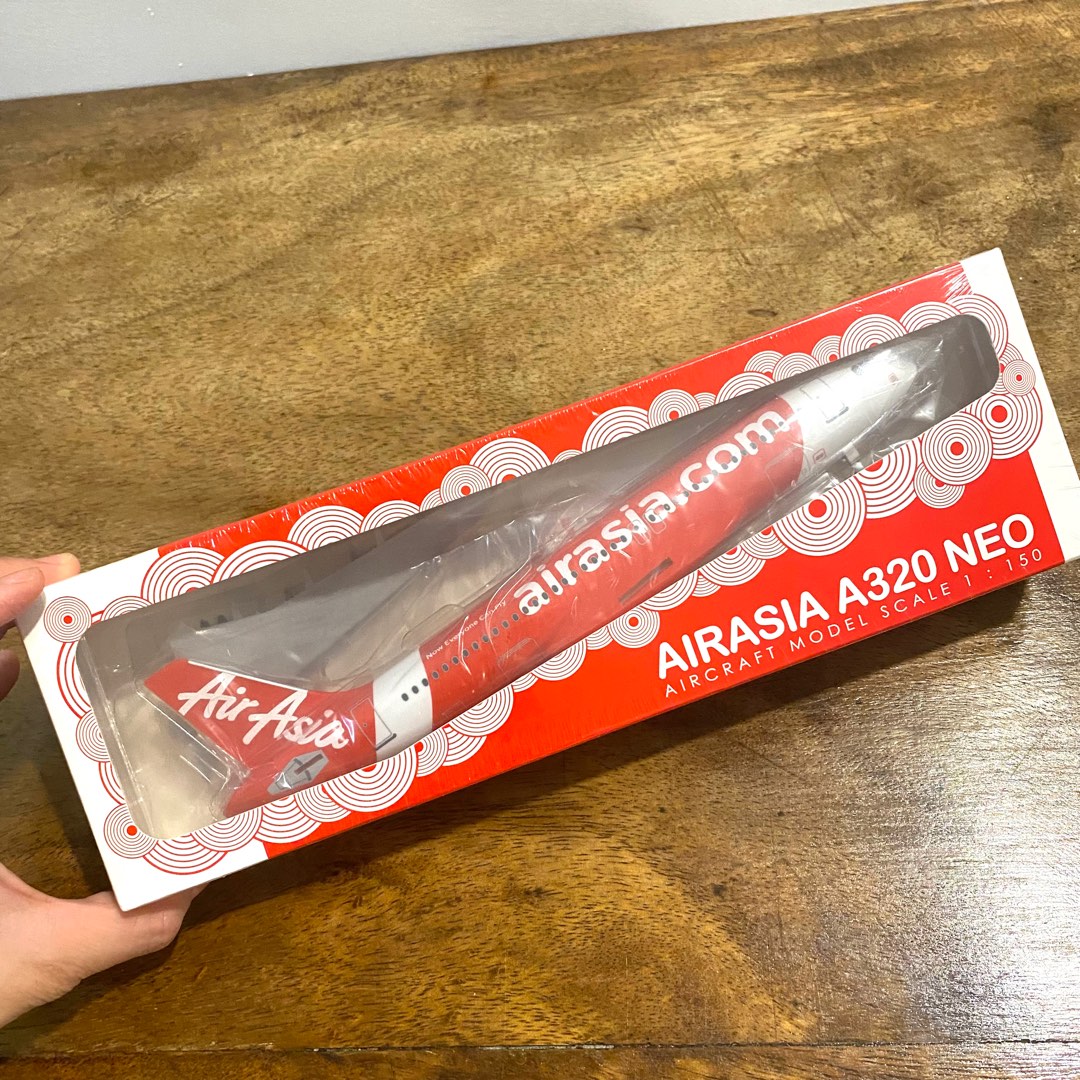 AirAsia A320 Aircraft Model, Hobbies & Toys, Toys & Games on Carousell