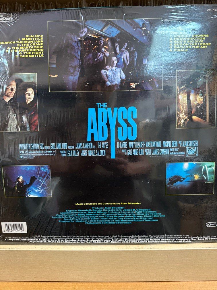 Alan Silvestri - Abyss (OST)Vinyl Lp Record , Hobbies & Toys, Music ...