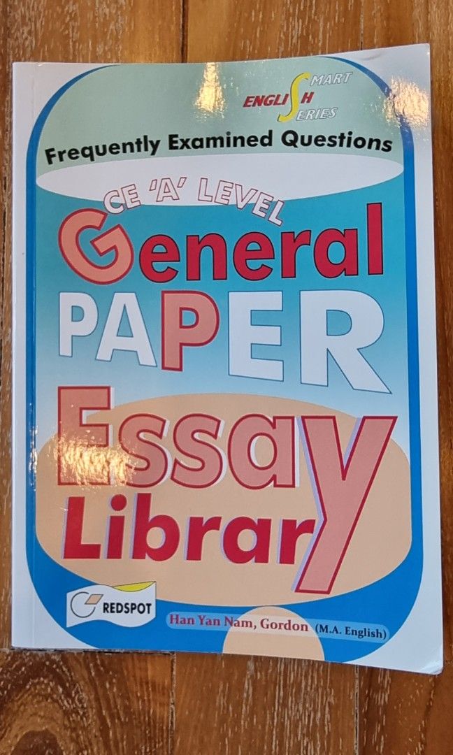 A-Level General Paper Essay Library, Hobbies & Toys, Books & Magazines ...