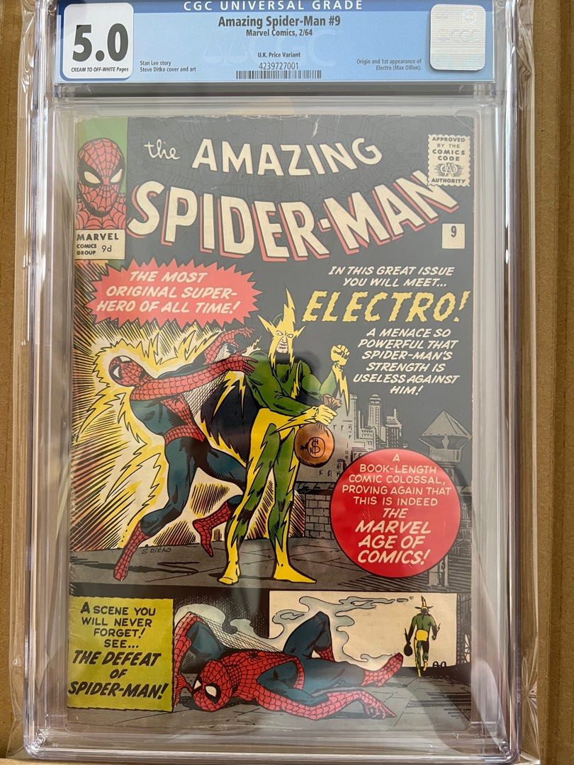Amazing Spider-Man 9 first electro, Hobbies & Toys, Books & Magazines ...