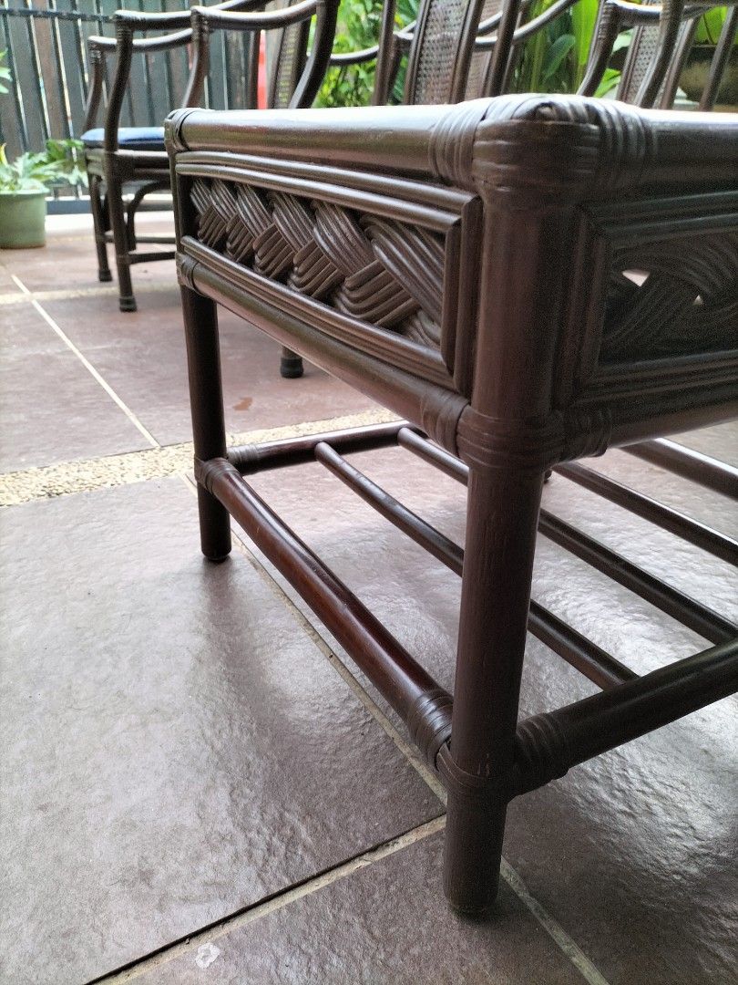 Vintage Manau Cane Side Table-FVun550d922b1, Hobbies & Toys ...