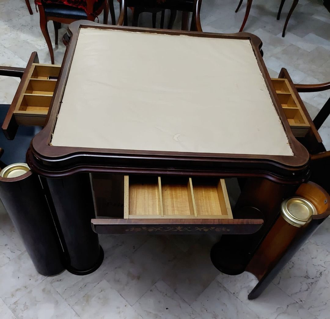 Antique Mahjong Table on Carousell
