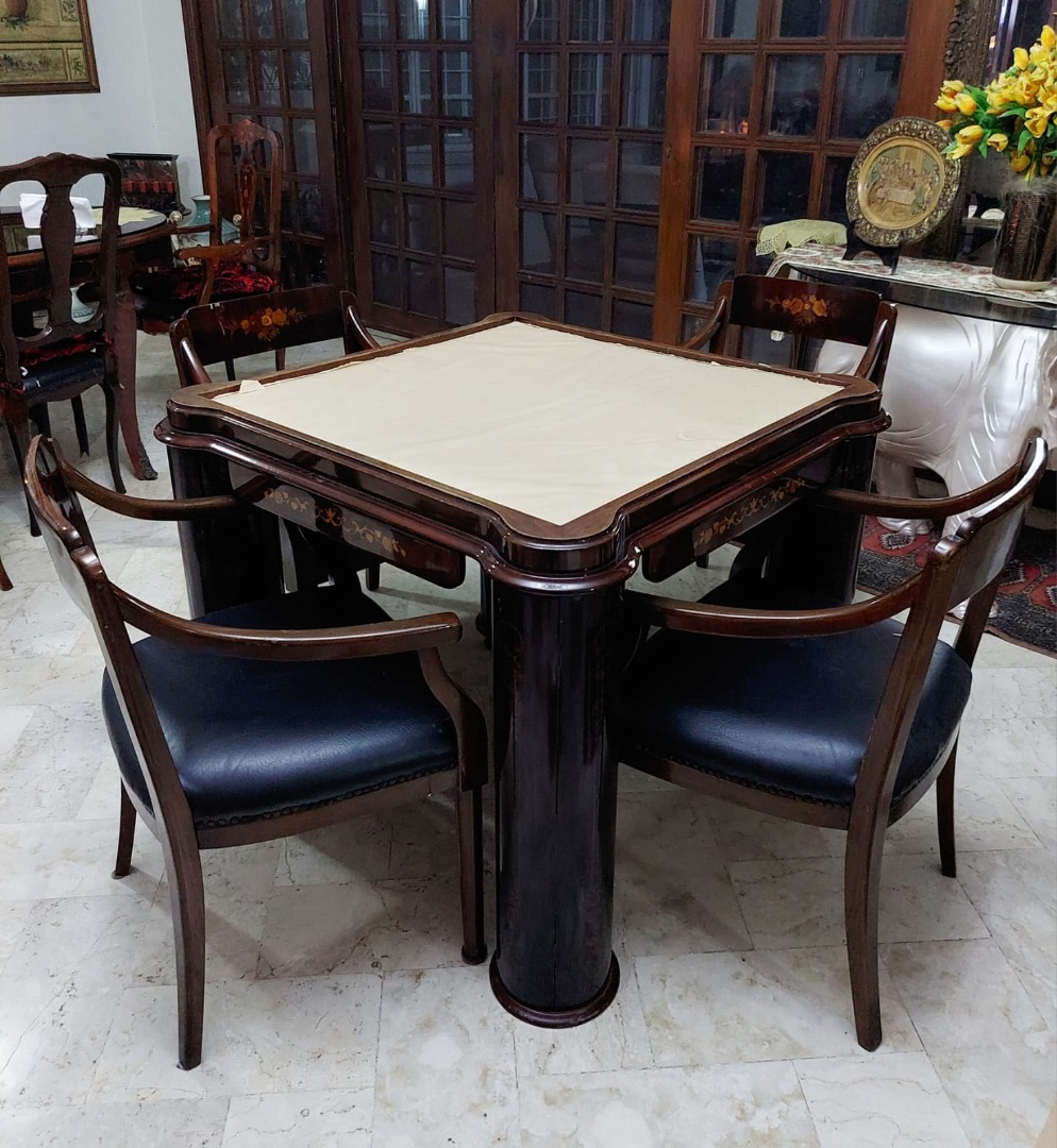Antique Mahjong Table on Carousell