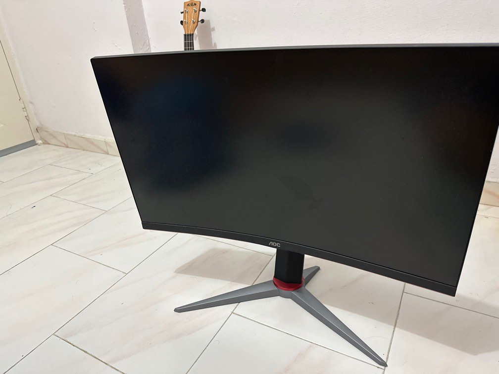 2K 144hz AOC CQ27G2 27 inch gaming monitor, Computers & Tech, Parts ...