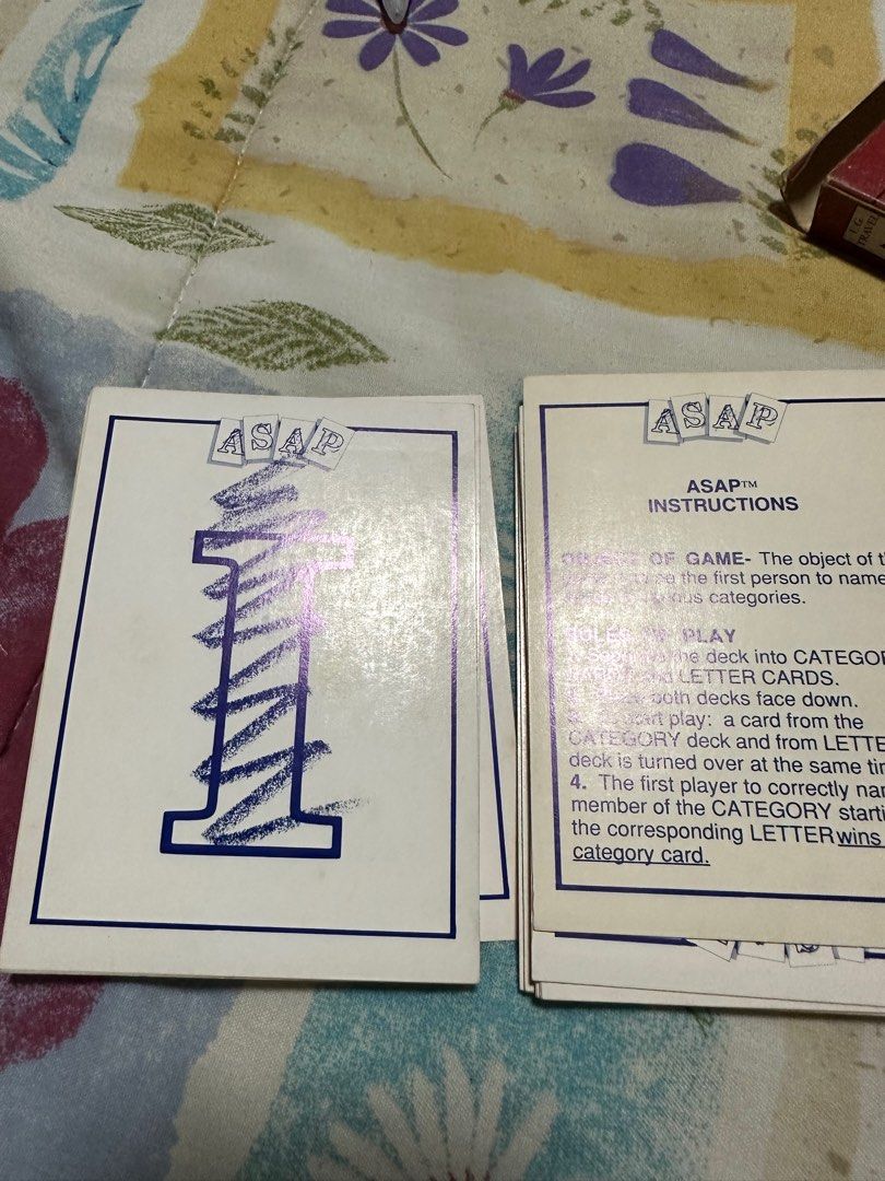 ASAP (the quick think game), Hobbies & Toys, Toys & Games on Carousell