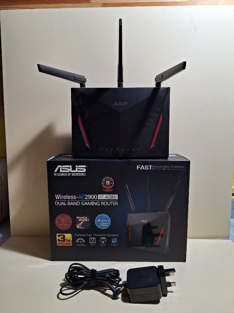 Asus RT AC86U Router Computers Tech Parts Accessories Networking On Carousell