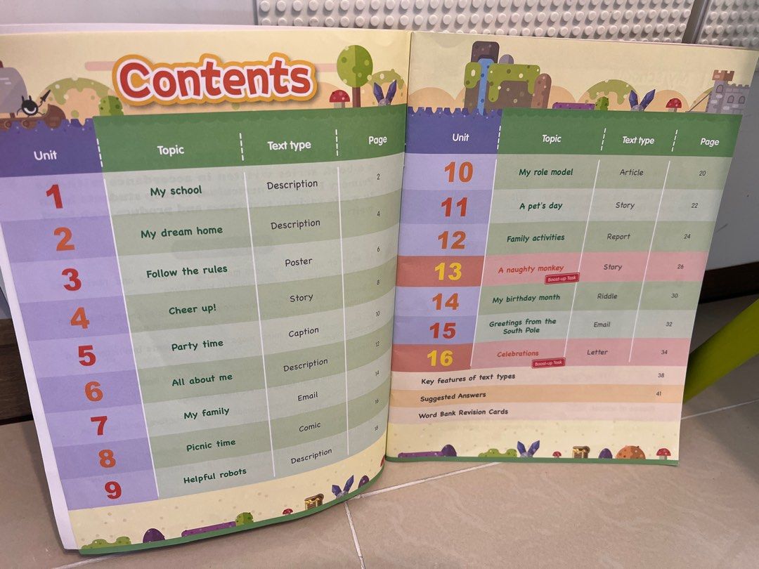 Athens primary 2 reading comprehension and writing elect 2, 興趣及遊戲, 書本 ...