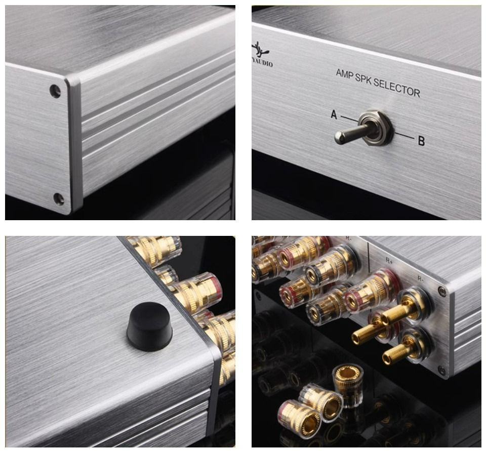 Audiophile Passive Amp Speaker 2 way Selector - OFC, Audio, Other Audio ...