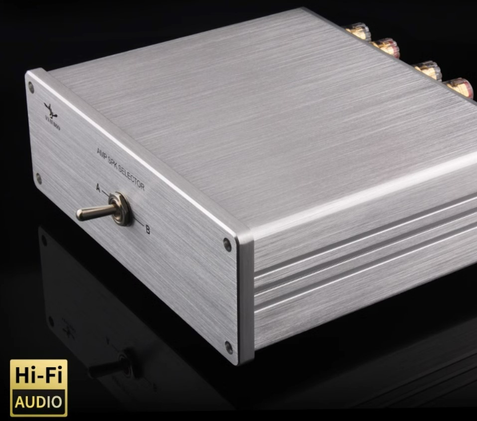 Audiophile Passive Amp Speaker 2 way Selector - OFC, Audio, Other Audio Equipment on Carousell