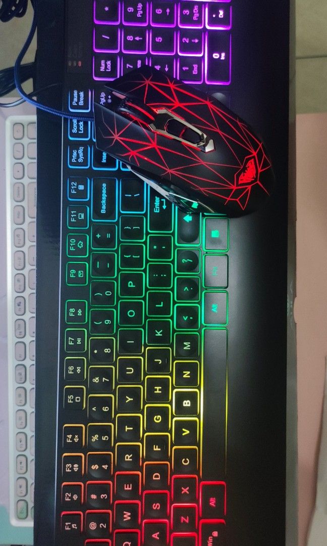 Aula T201 Wired Gaming Membrane Keyboard and Mouse Set, Computers ...