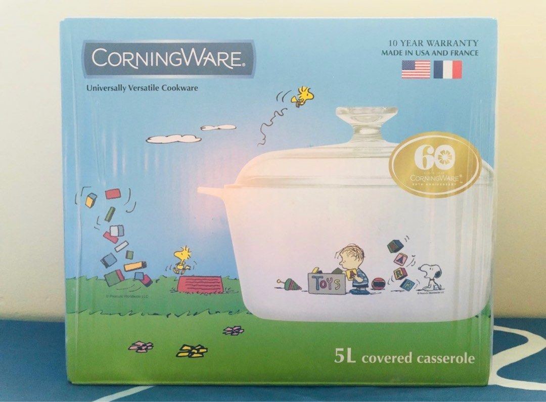 Authentic Corningware Snoopy 5l (Limited Edition), Furniture & Home ...
