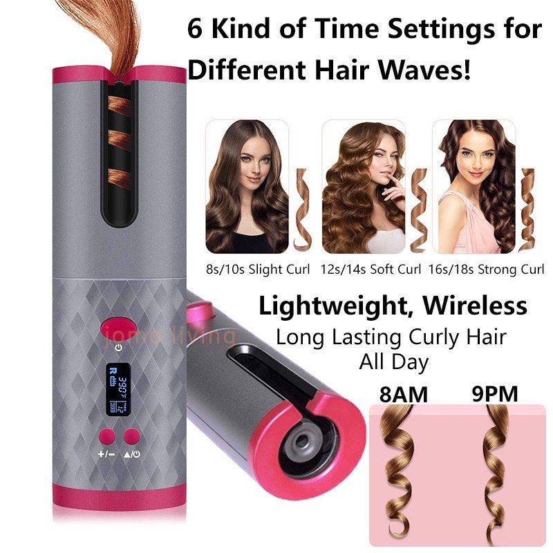 Automatic Hair Curler - Pink, Beauty & Personal Care, Hair on Carousell