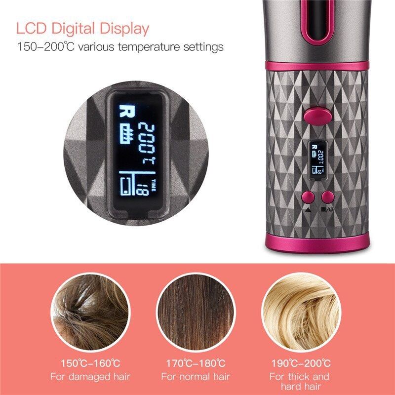 Automatic Hair Curler - Pink, Beauty & Personal Care, Hair on Carousell