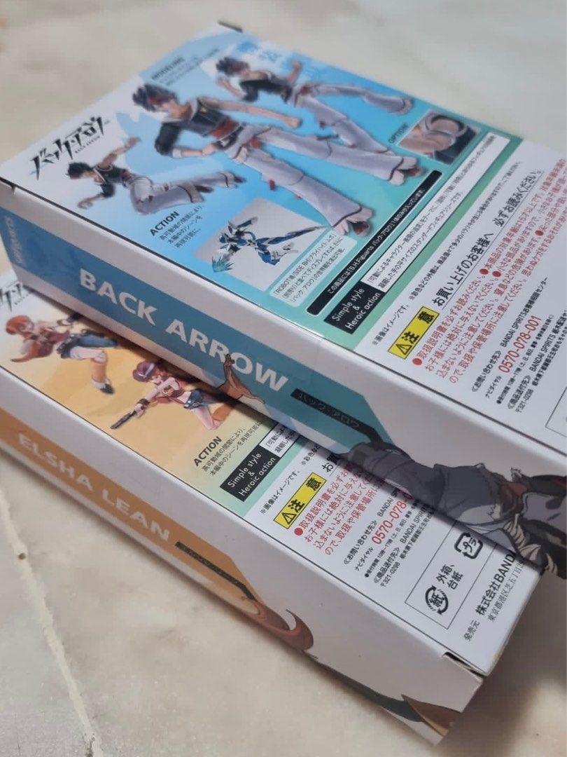 Back Arrow and Elsha Lean (Bandai SH Figuarts), Hobbies & Toys, Toys ...