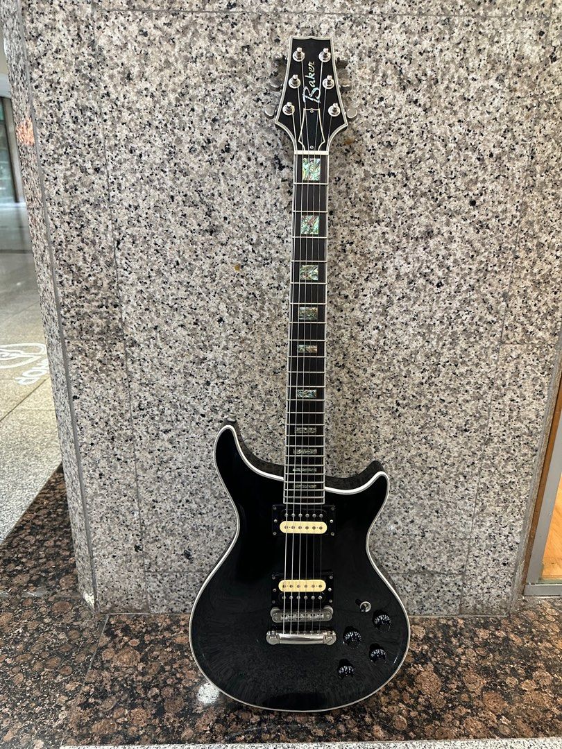 Baker B1 Custom/Black Guitar Gene Baker Built, Hobbies & Toys, Music ...