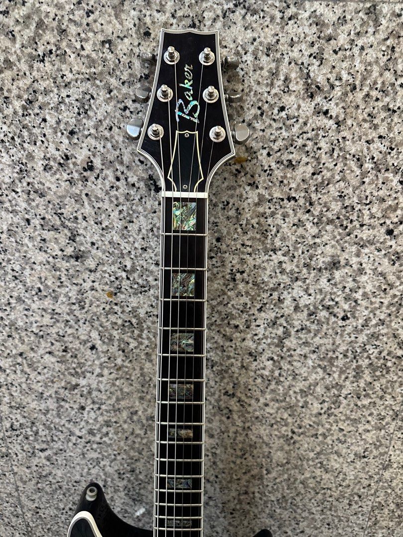 Baker B1 Custom/Black Guitar Gene Baker Built, Hobbies & Toys, Music ...