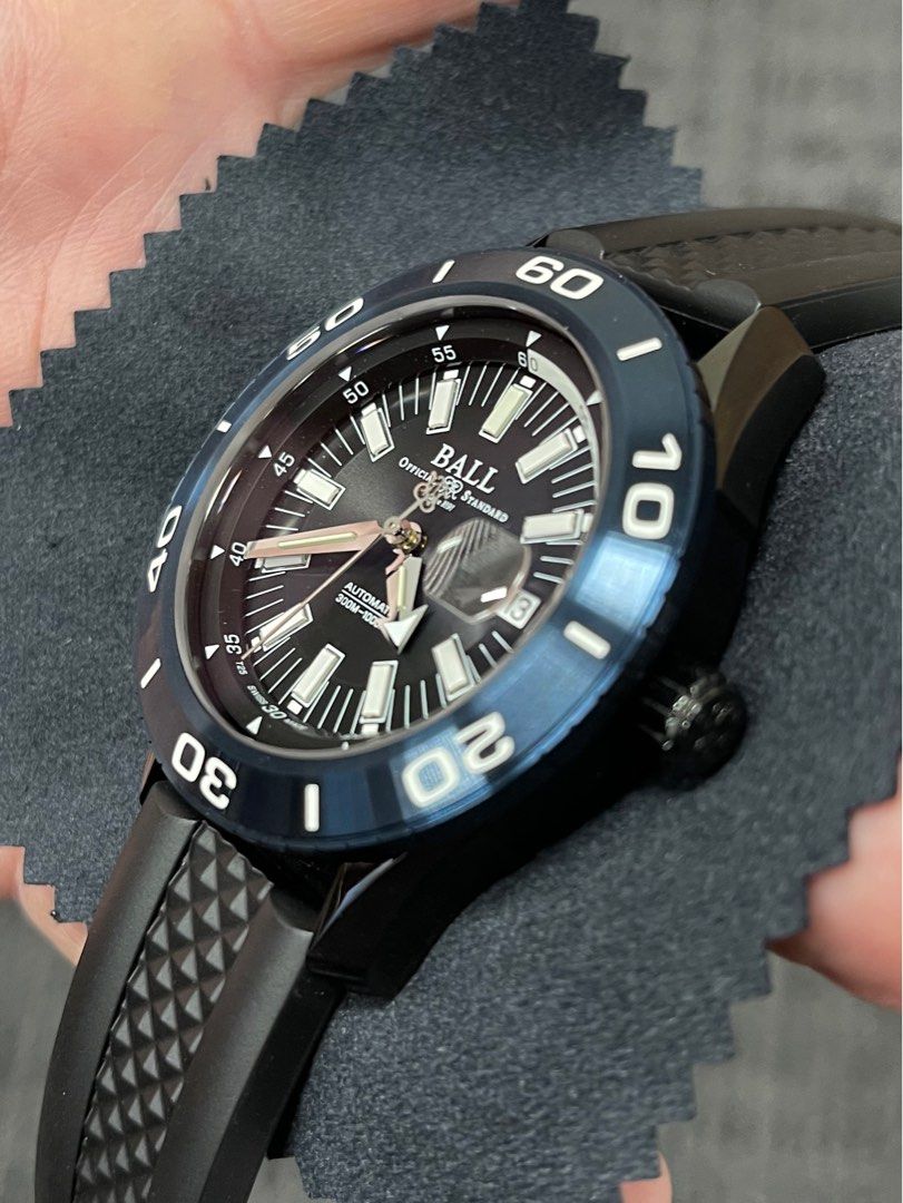 Ball Fireman NECC BK/Blue Swiss auto diver, Men's Fashion, Watches ...