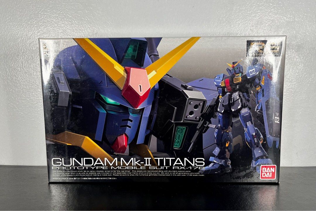 Bandai RG Gundam MK-II Titans Model Kit on Carousell