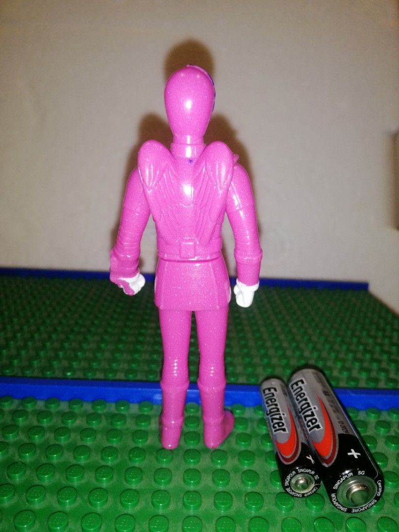 Bandai Super Sentai Kyuranger sofubi Pink Ranger sofubi 4", Hobbies ...